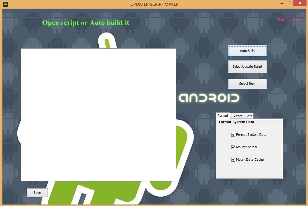 Tool Updater Script Auto Maker Xda Forums